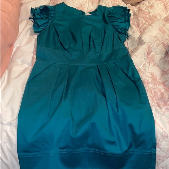 Jessica Simpson | Dresses | Jessica Simpson Teal Dress With Zipper ...